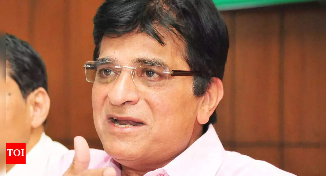 Kirit Somaiya FIR on Rs 50 lakh extortion email over 'sex video' | Mumbai News - Times of India