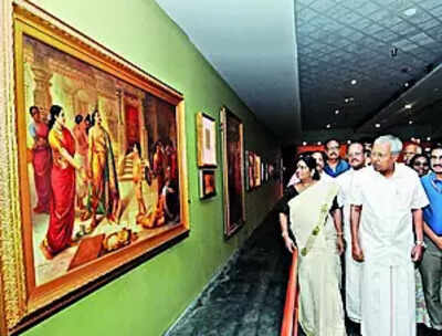 Ravi Varma: Cm Inaugurates Raja Ravi Varma Art Gallery ...
