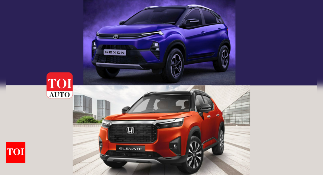 2023 Tata Nexon vs Honda Elevate: Can the Tata SUV punch above its ...