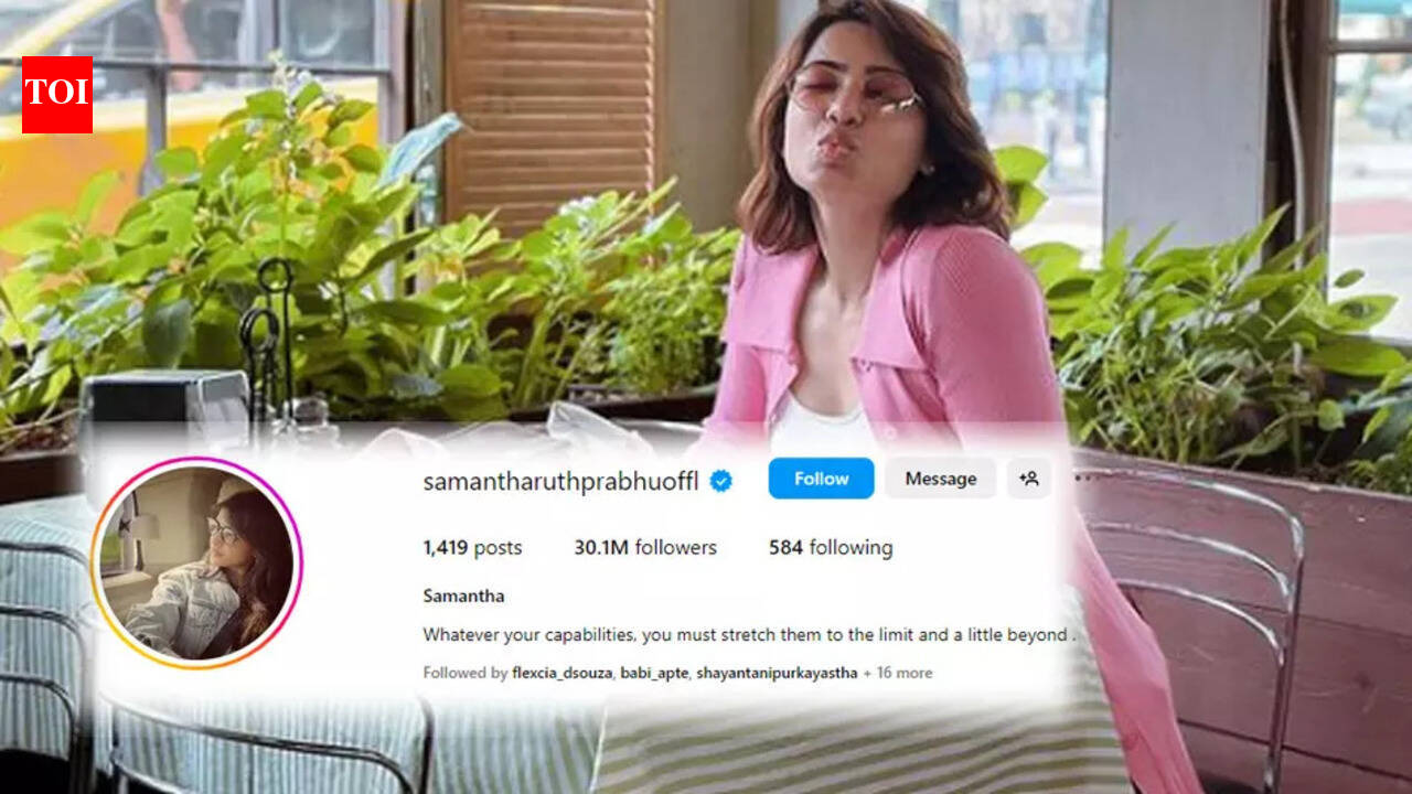 Samantha Ruth Prabhu celebrates 30 million followers on Instagram with ...