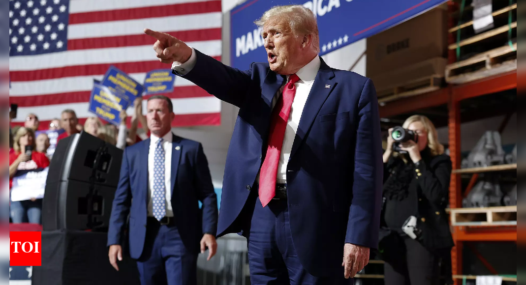 Trump was criticizing electric vehicles in Michigan as GOP rivals held ...