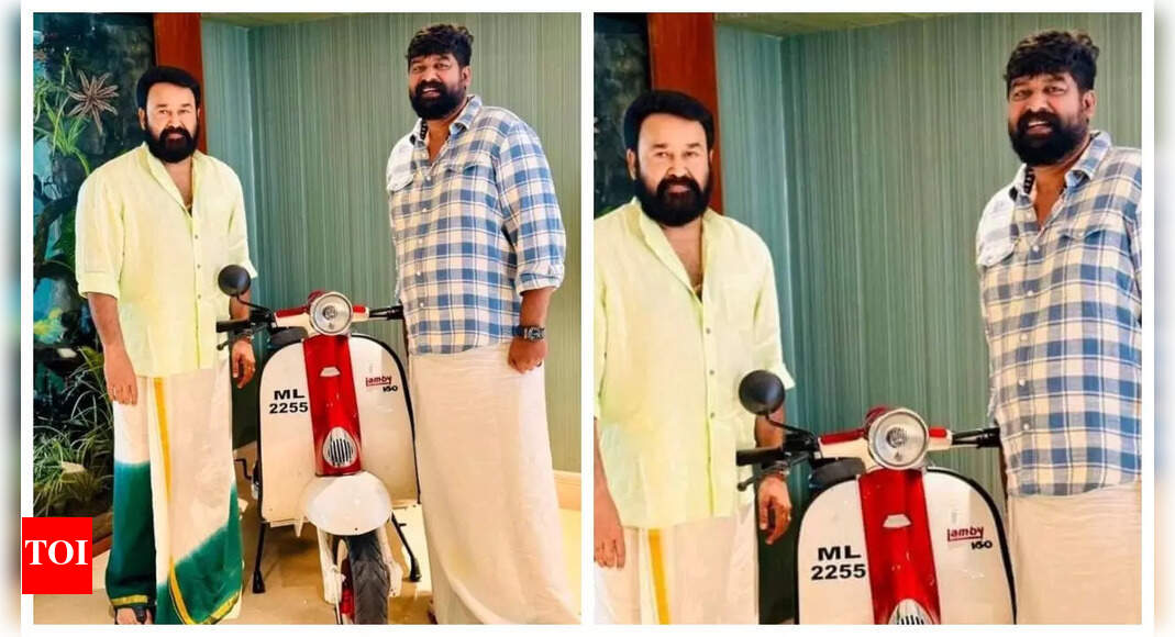 Mohanlal and Joju George's traditional attire click goes viral ...