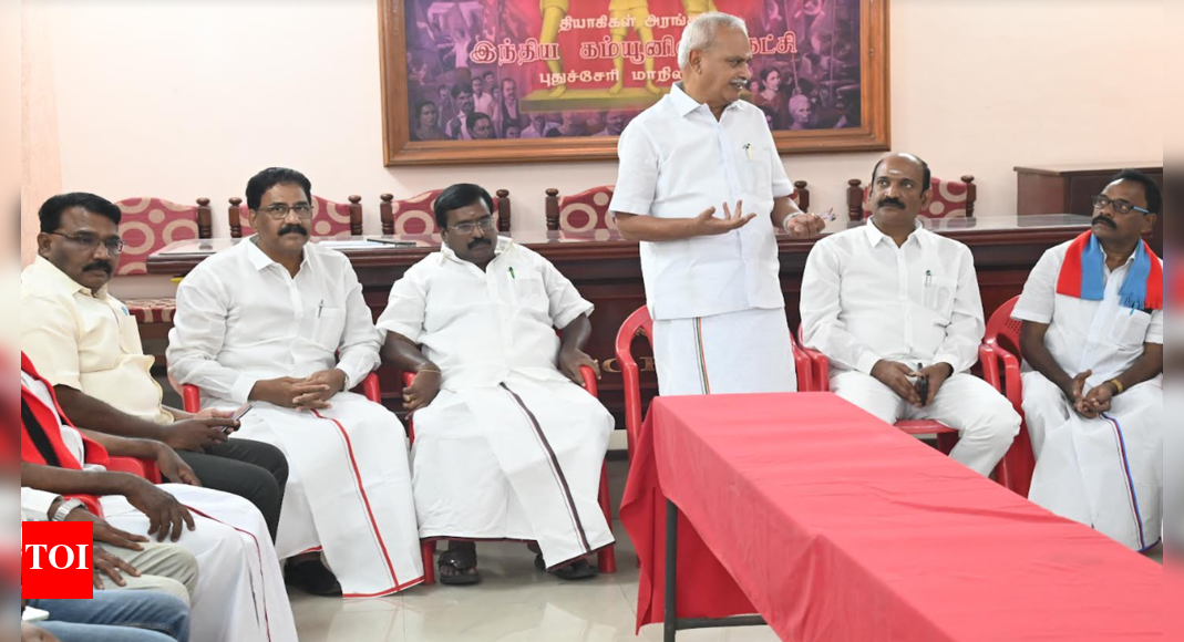 INDIA alliance seeks action against two BJP MLAs in Puducherry for illegally transferring temple ...