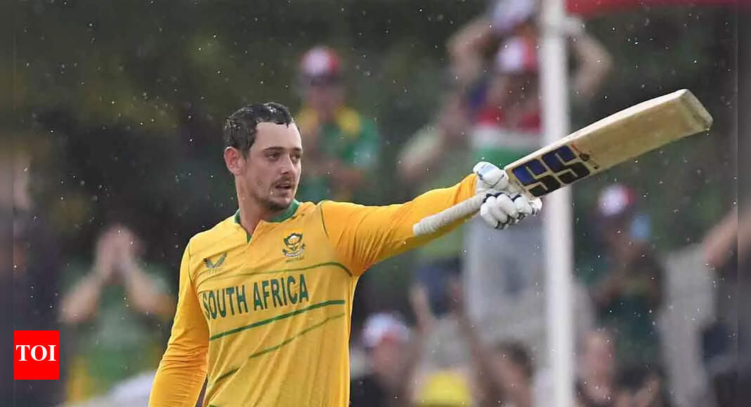 Quinton de Kock looks to bow out on a high | Cricket News - Times of India
