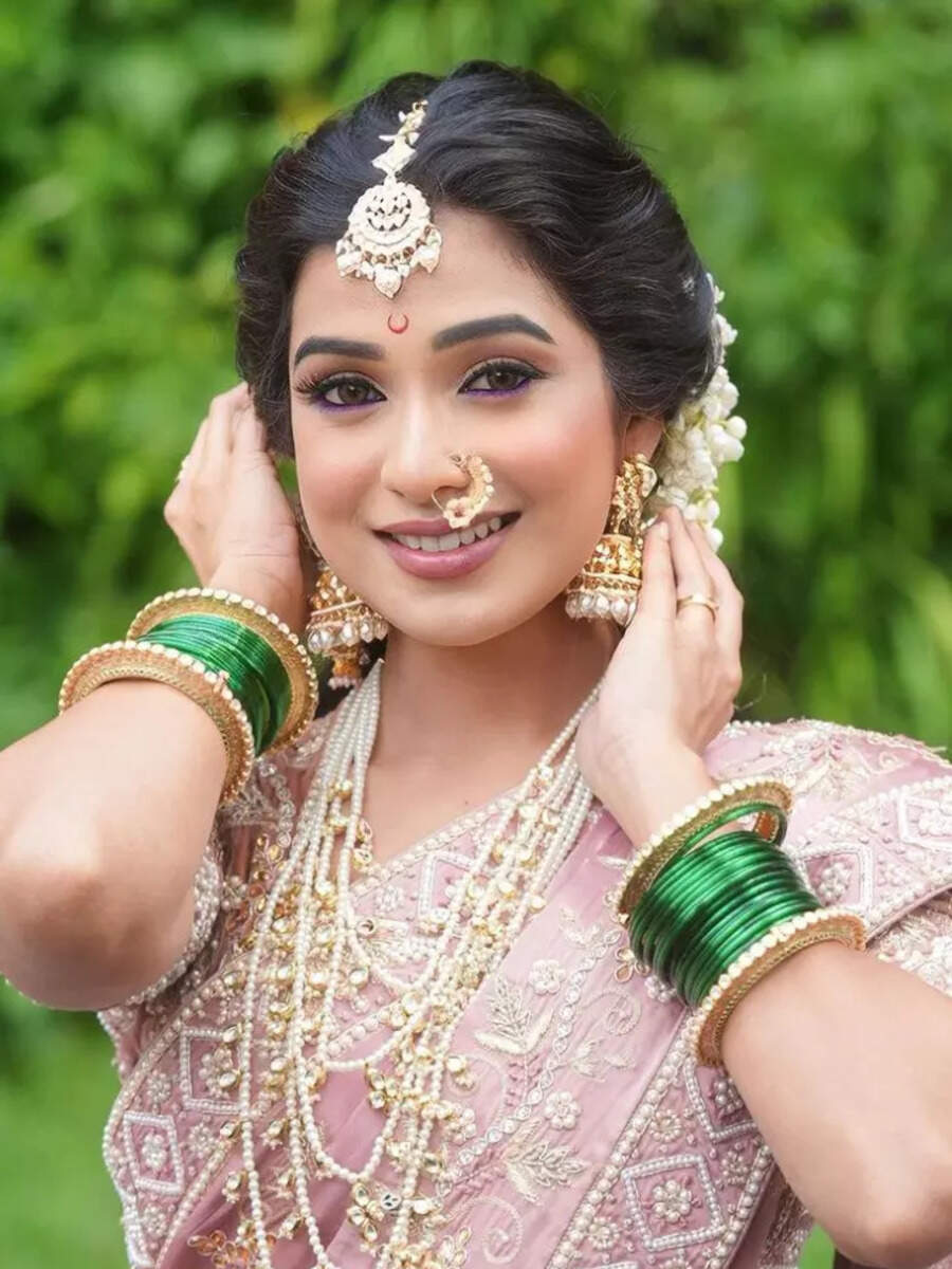 Amruta Pawar shines in bridal photoshoot | Times of India