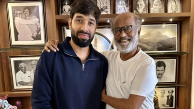 Director Adhik Ravichandran meets Rajinikanth after the success of ...