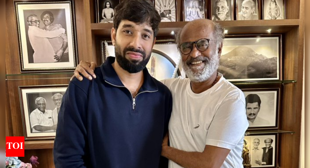 Director Adhik Ravichandran meets Rajinikanth after the success of ...