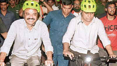 Healthway: India's first solar roof cycling track thrown open in ...