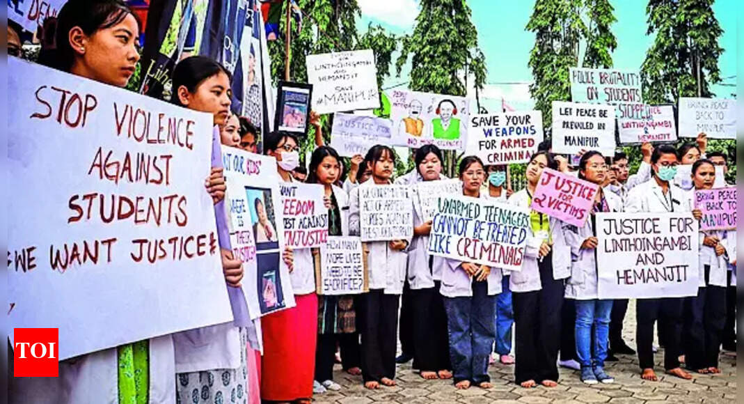 Manipur: 4 Held For Killing 2 Students In Manipur, Flown To Guwahati ...