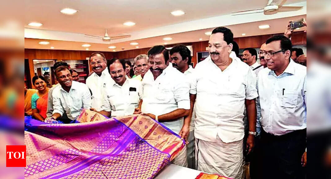 Showroom: Renovated Co-optex Textile Showroom Inaugurated In Salem ...