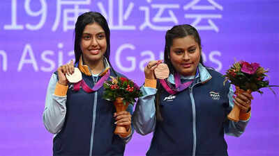 Mukherjee girls settle for a historic bronze | Asian Games 2023 News - The Times of India