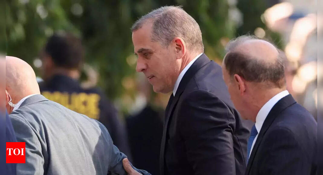 Biden: Hunter Biden pleads not guilty to gun charges - Times of India