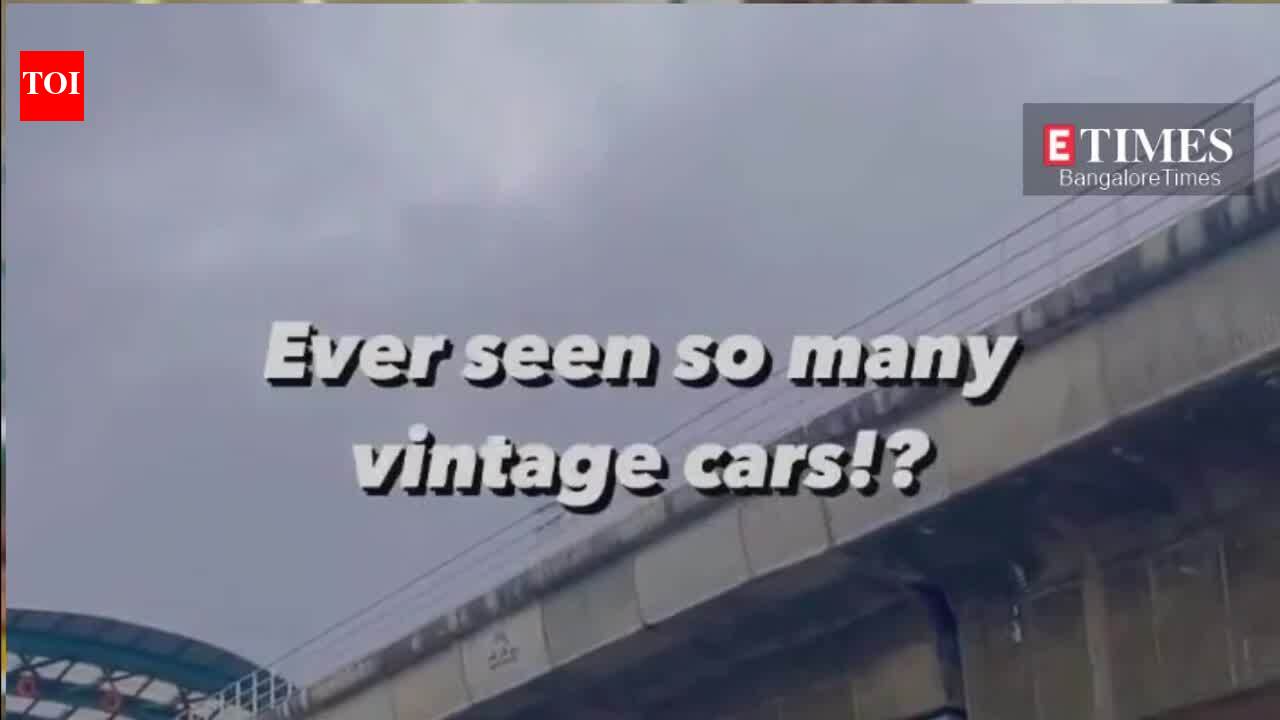 A sneak peek into vintage car rally in Bengaluru
