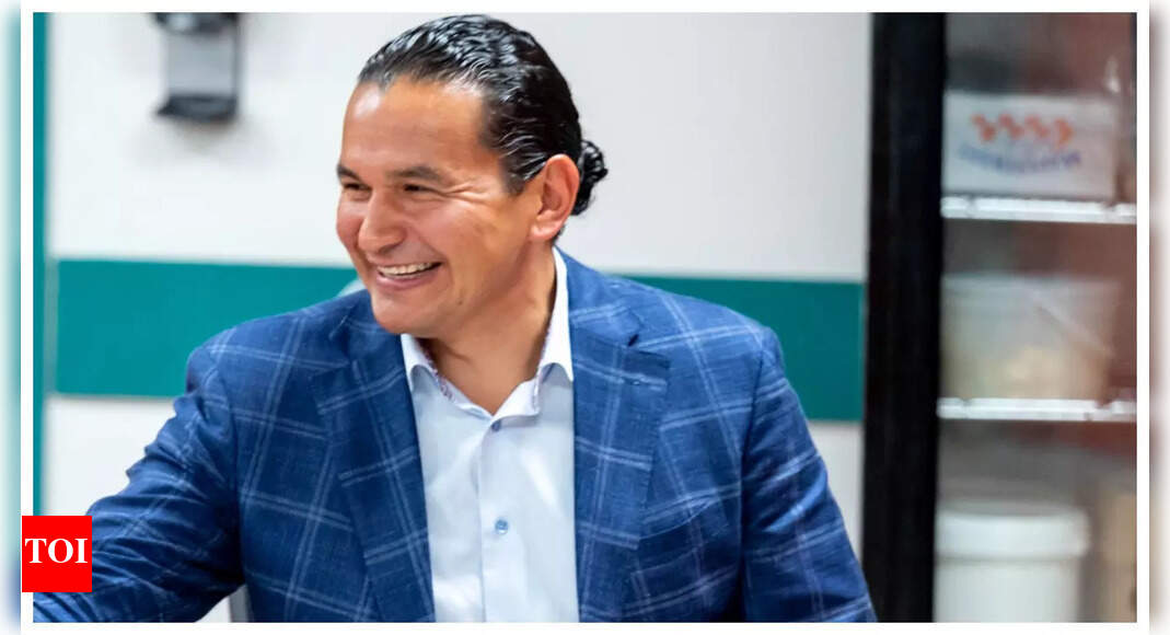 Wab Kinew: Canada elects 1st Indigenous provincial leader - Times of India Wab Kinew: Canada elects 1st Indigenous provincial leader - Times of India