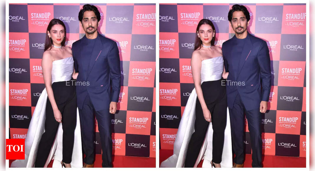 Aditi Rao Hydari and Siddharth make their relationship official as they ...