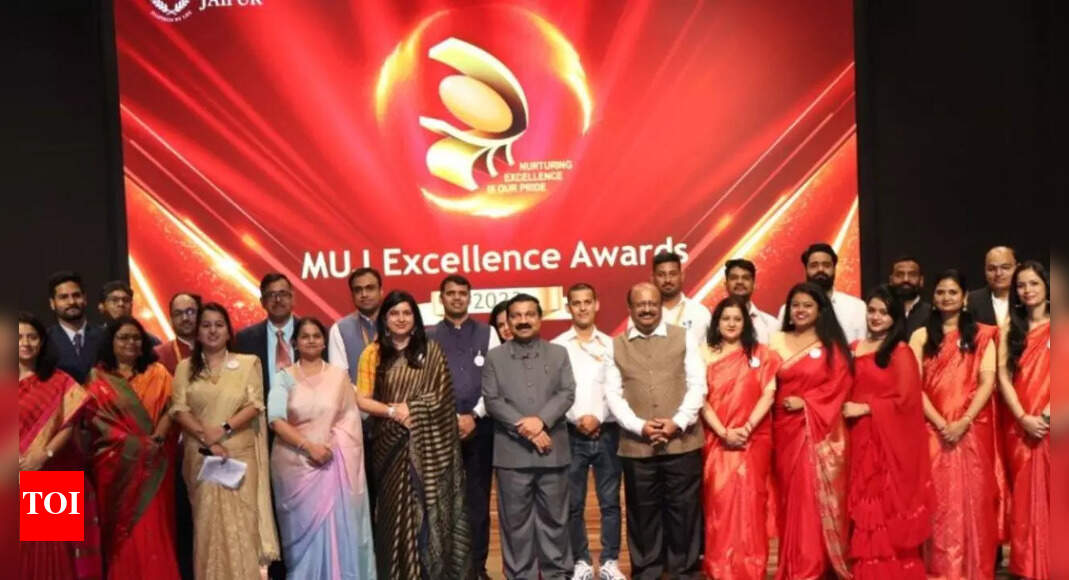 Manipal University conducts MUJ Excellence Awards | India News - Times ...