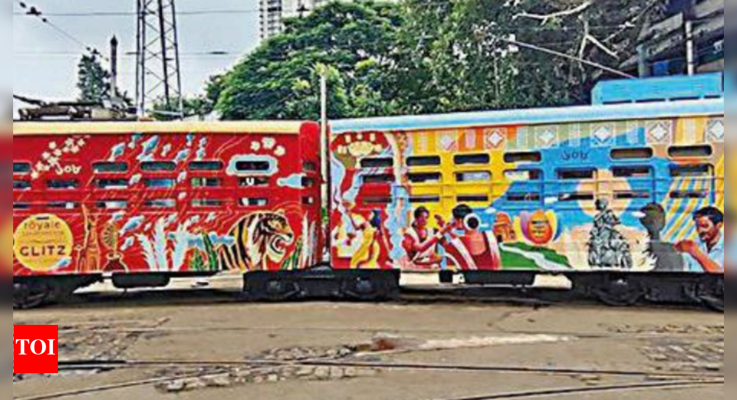 Trams: Puja-themed Trams On Tolly-ballygunge Route | Kolkata News ...