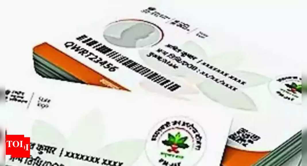 UP makes 6.63L Ayushman cards in a single day | Lucknow News - Times of ...