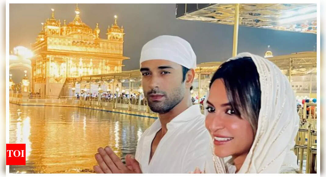 Pulkit Samrat visits Golden temple with girlfriend Kriti Kharbanda to ...