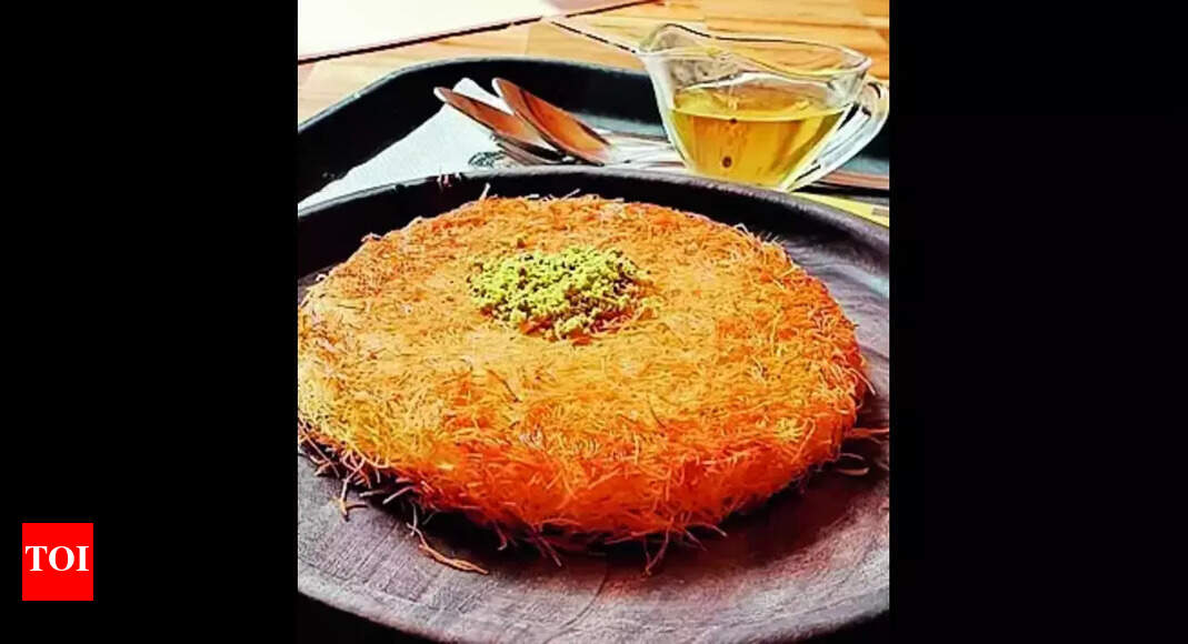 Dessert: Kunafa Carves Out Sweet Spot In City | Bengaluru News - Times ...