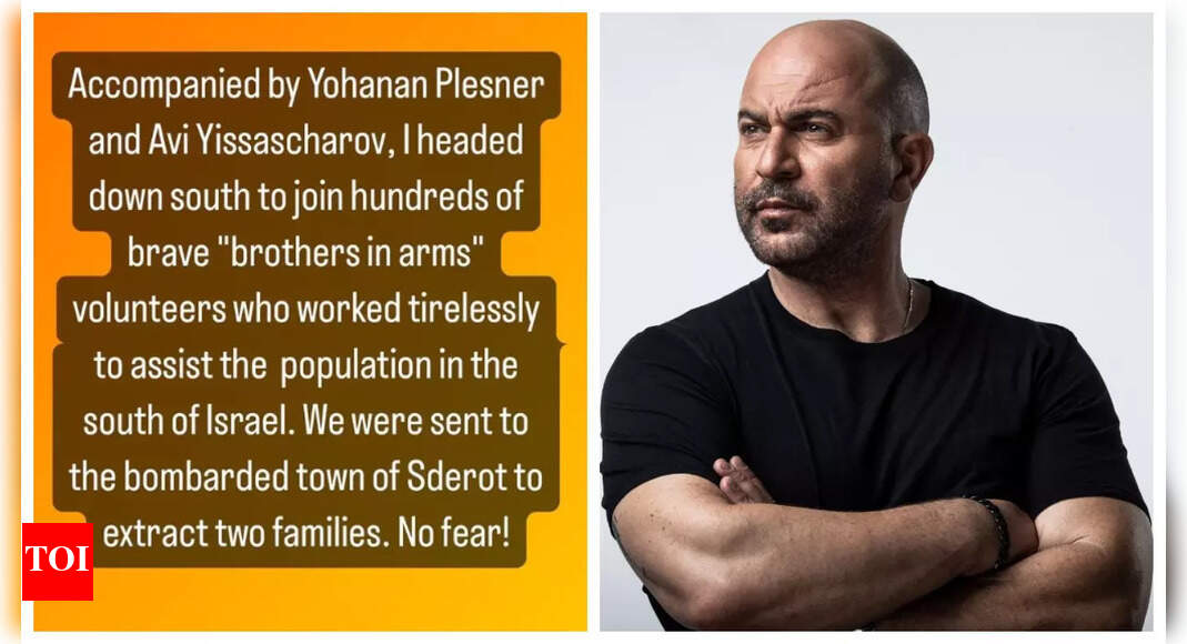 Lior Raz joins 'Brothers in Arms' to help extract families trapped ...