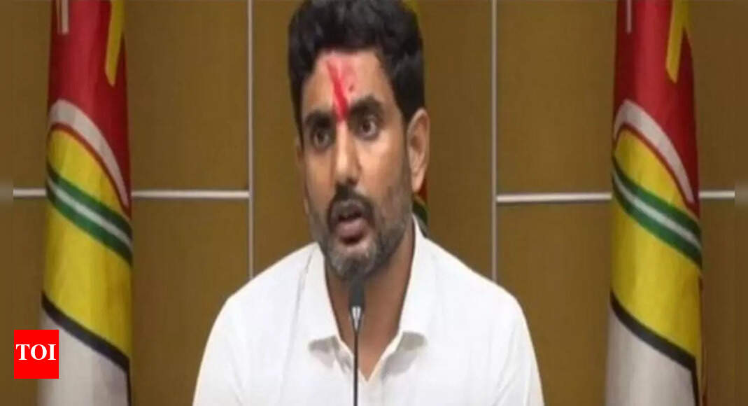 TDP's Nara Lokesh appears before CID for questioning in Amaravati inner ring road case ...