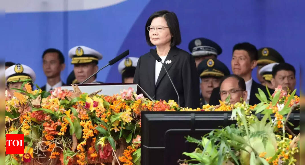 Taiwan leader Tsai Ing-wen vows island will be democratic 'for ...