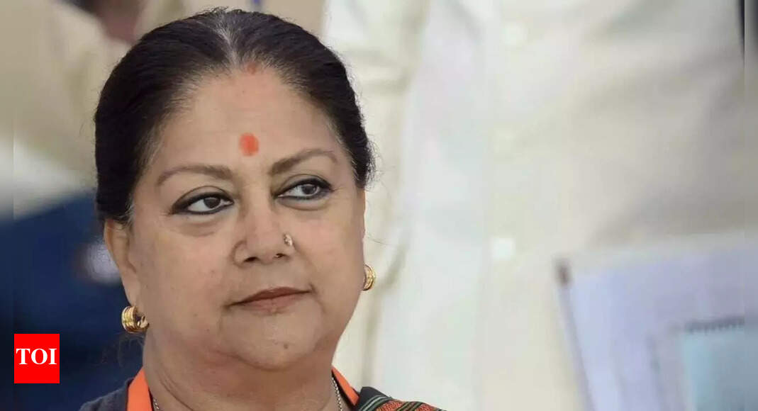 Rajasthan: Rajasthan: Denied tickets, Vasundhara Raje loyalists in ...