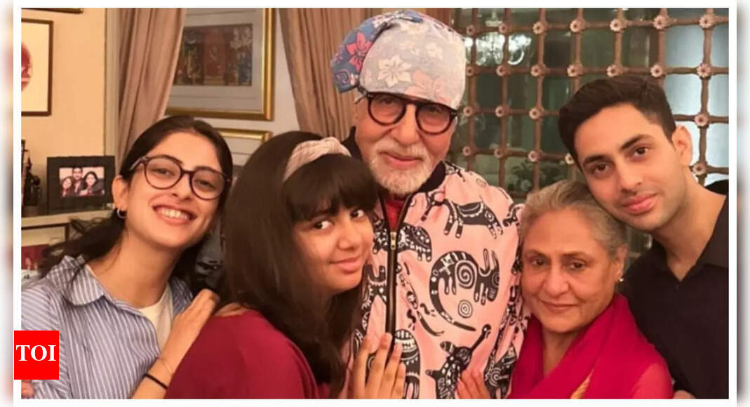 Navya Naveli Nanda wishes 'nana' Amitabh Bachchan on his 81st birthday ...