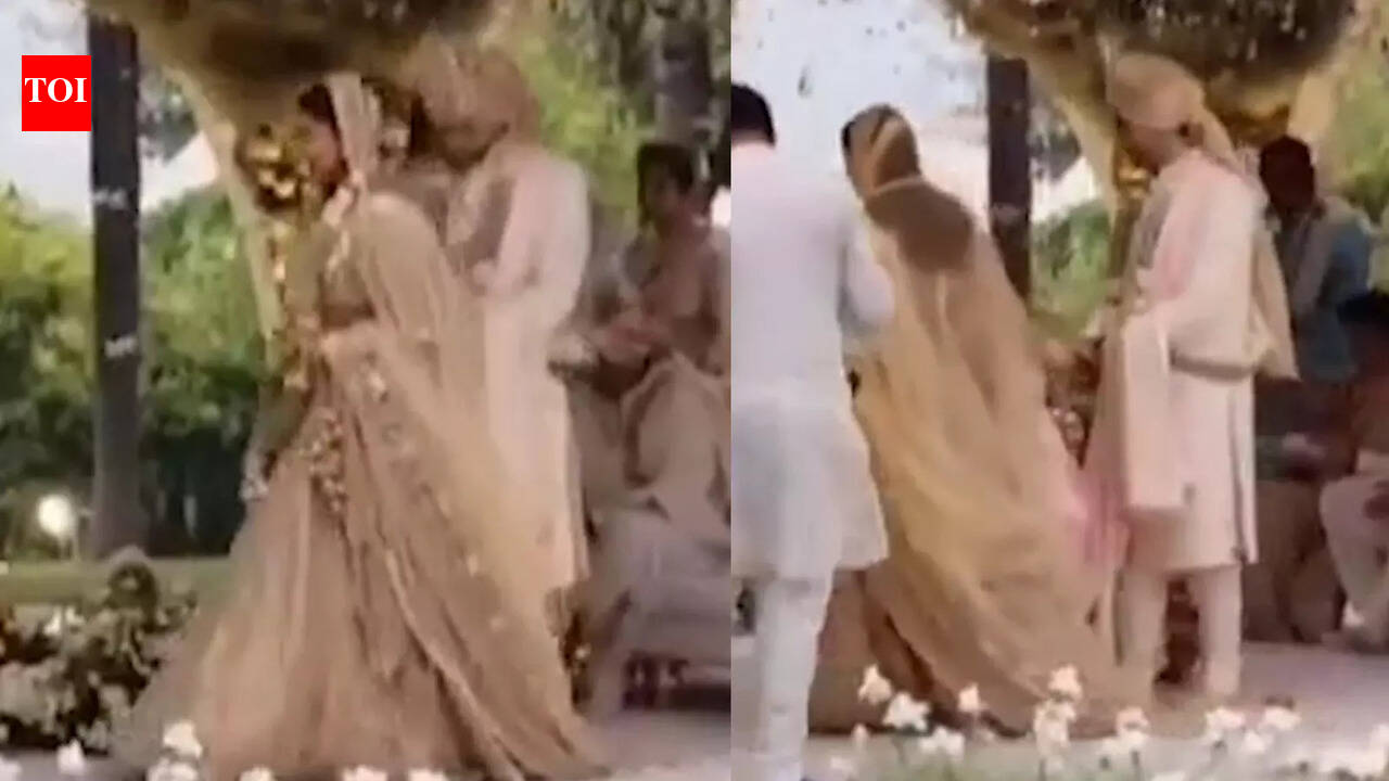 UNSEEN footage! Parineeti Chopra and Raghav Chadha's 'saath phere ...