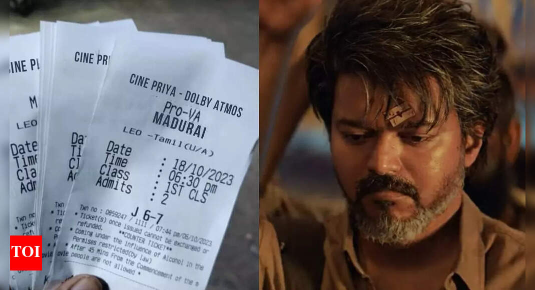 Fake tickets sold for Vijay's 'Leo' in Madurai; will there be another ...