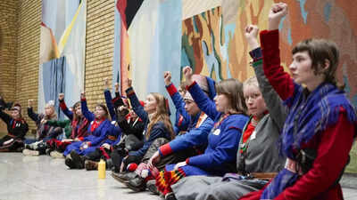 Wind Farm: Norway activists renew protest against wind farm on land ...