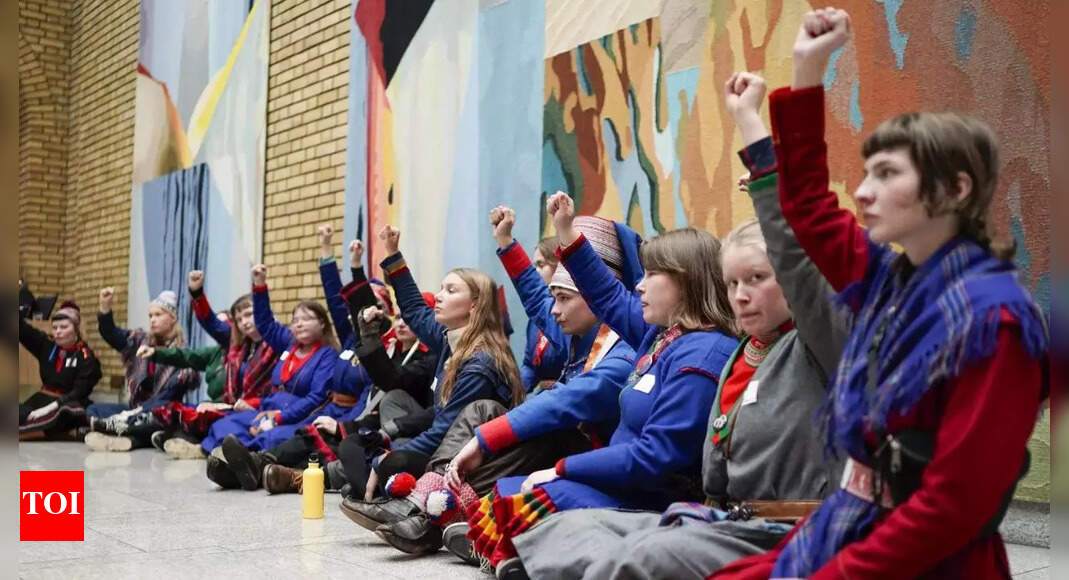 Wind Farm: Norway activists renew protest against wind farm on land ...