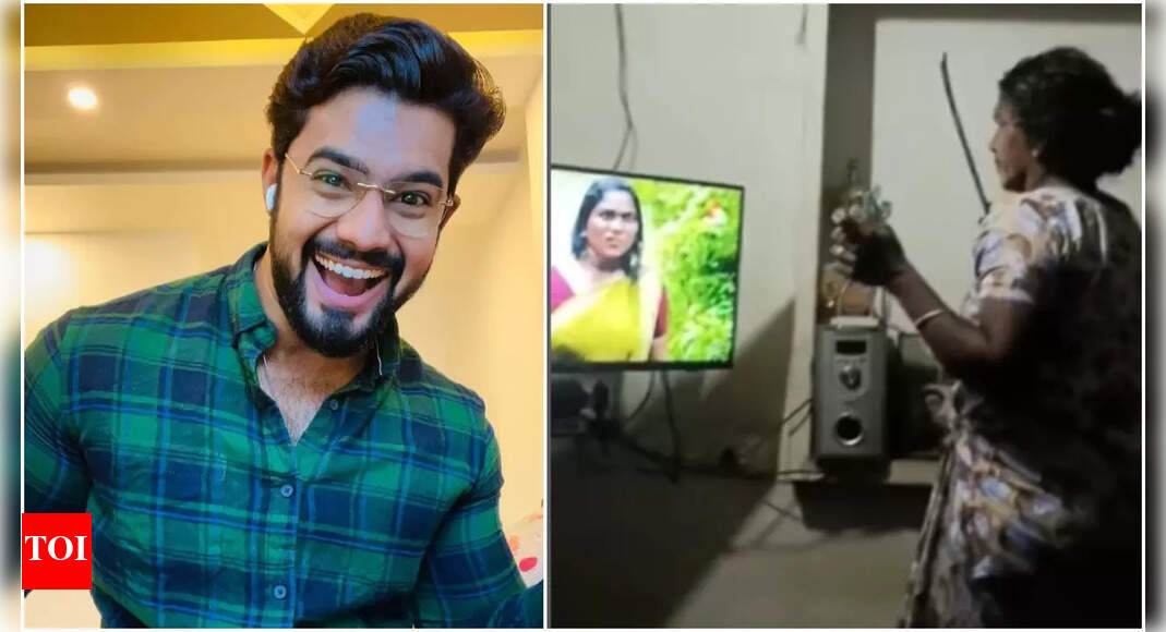 This video of Mounaragam fan getting furious over a scene is too ...