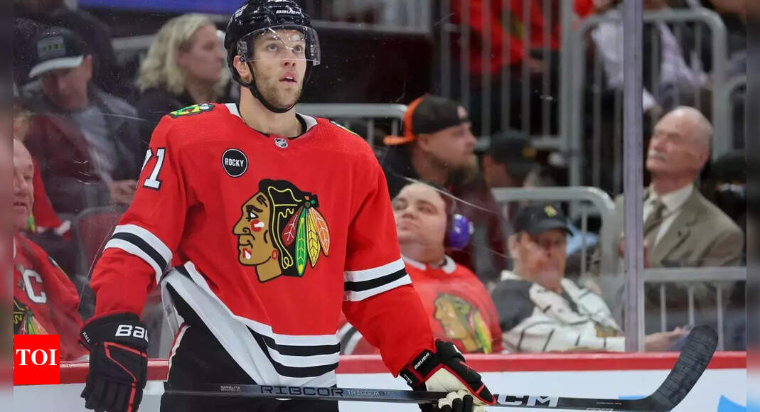 Taylor Hall's Chicago Blackhawks stint interrupted by injury against ...