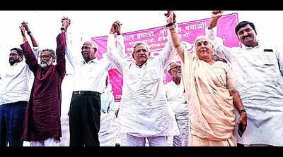 BJP: ‘defeat Bjp, Stand Behind India’ | Lucknow News - Times of India