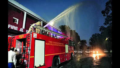 World Cup: City Gets 2 Hi-tech Fire Tenders | Chandigarh News - Times ...