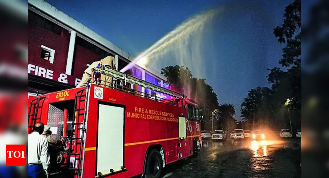 World Cup: City Gets 2 Hi-tech Fire Tenders | Chandigarh News - Times ...