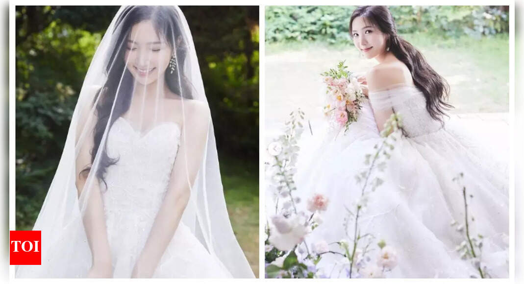 Former K-pop idol announces marriage with a stunning bridal photoshoot ...