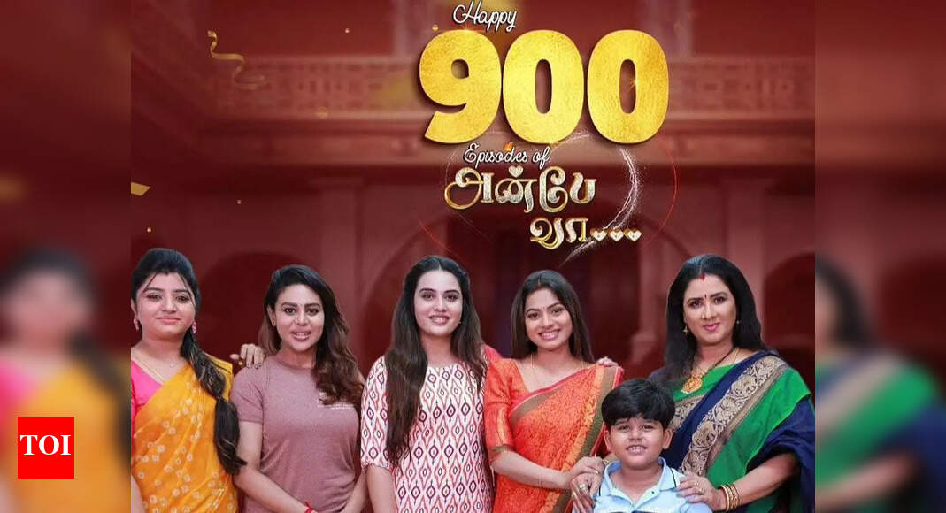 Tamil Television show ‘Anbe Vaa’ completes 900 episodes - Times of India