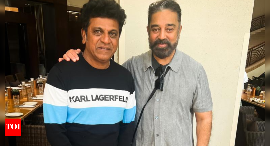 Actor Kamal Haasan meets Kannada superstar Shiva Rajkumar! | Tamil ...