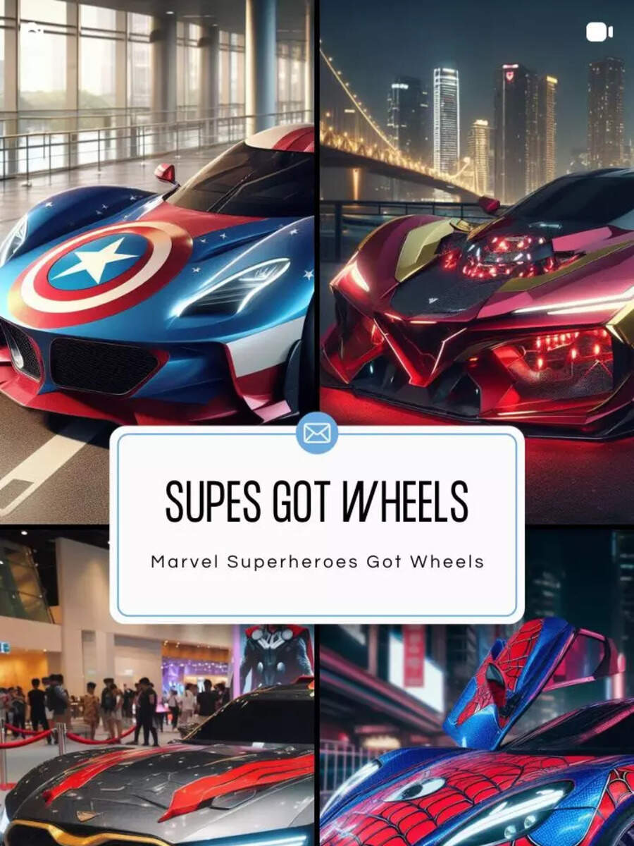 AI Imagines Superheroes Supercars: From Hulk, Iron Man, to Spiderman ...