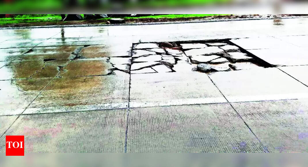 Motorists: Damaged Sections On Highway Through Peth Trouble Motorists ...