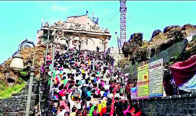 - Navratri Festivities: Devotees Throng Pavagadh Temple | Vadodara News ...