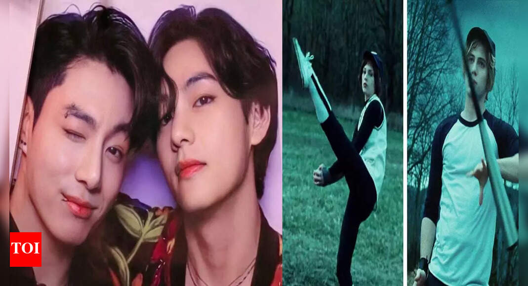 When BTS’ V, Jimin, and Jungbook recreated the iconic baseball scene ...