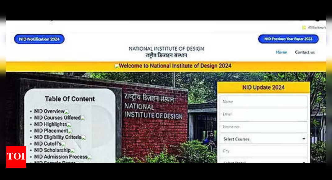 Delhi man held for cloning NID intake site | Ahmedabad News - Times of ...