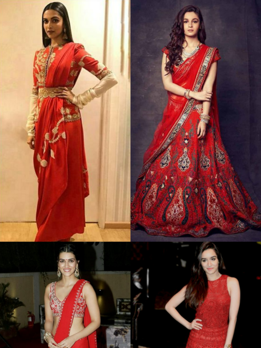 Shardiya Navratri Colour of the Day: How to Dress in Red for Day 3 ...