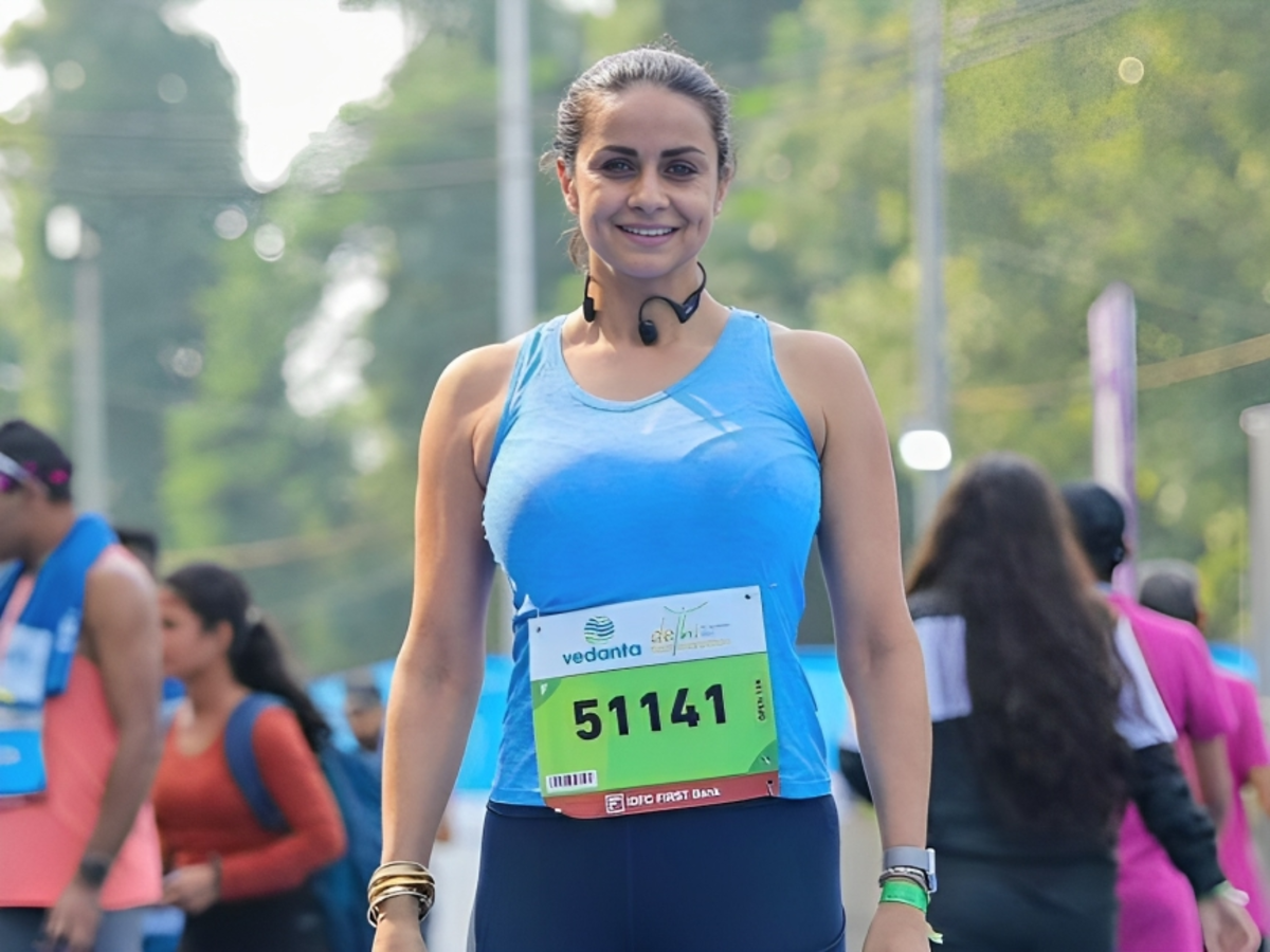 Gul Panag participates in the Indian Army Veterans Half Marathon ...