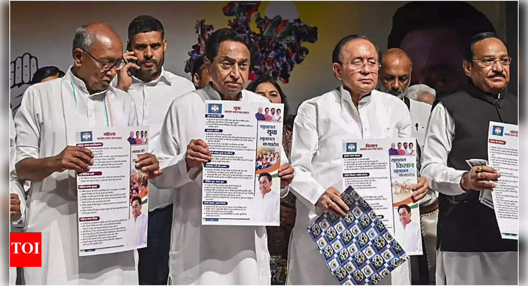 Madhya Pradesh Congress Manifesto: Congress releases manifesto for MP ...