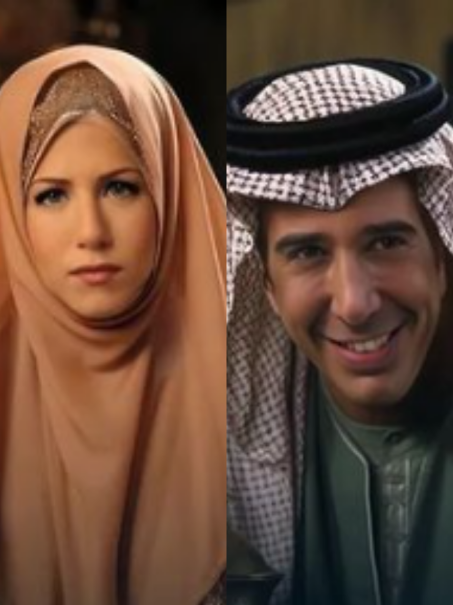 AI Imagines Friends Characters in Middle East: ross, monica, rachel ...